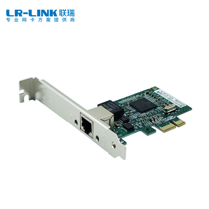 PCIe x1单电口千兆以太网网络适配器 (基于Intel I211),Intel I211单口千兆网卡-LR-LINK联瑞