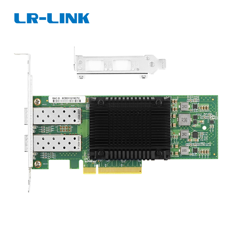 PCIe x8 双光口25G SFP28以太网网络适配器（基于Intel E810）_服务器-网卡系列_25G网卡_光纤网卡_LR-LINK联瑞电子