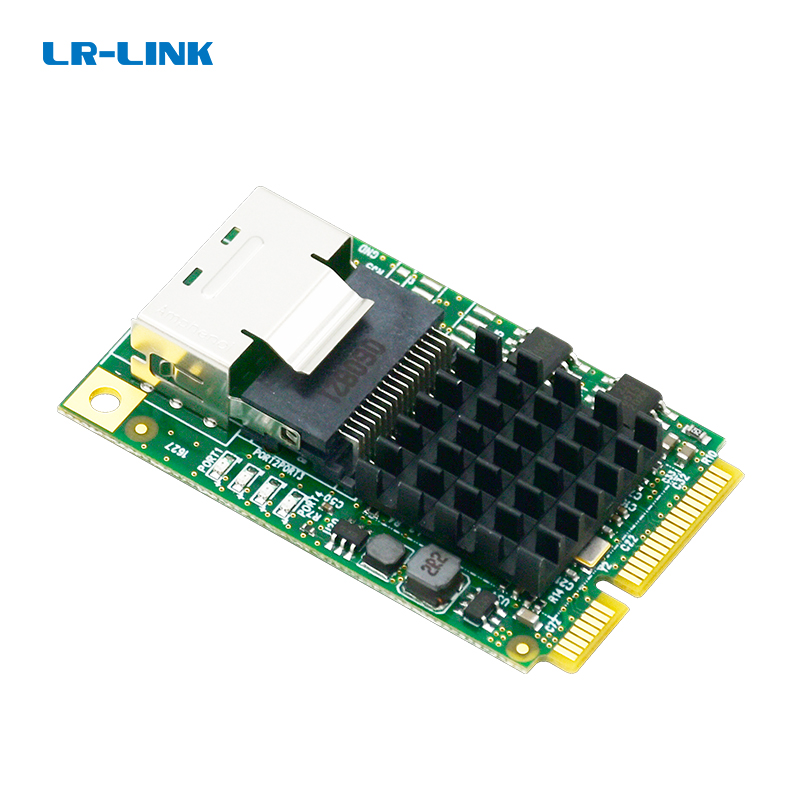 Mini PCIe 转内置4口6Gb/s SATA3扩展卡_服务器-扩展系列_SAS/SATA系列_光纤网卡_LR-LINK联瑞电子