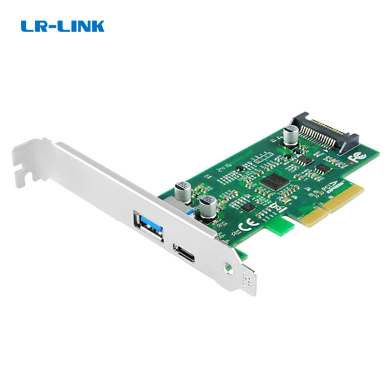 PCIe x4转USB 3.1(1*Type-A + 1*Type-C)扩展卡_EOL产品_EOL产品_光纤网卡_LR-LINK联瑞电子